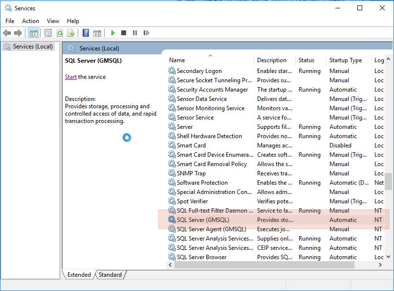 Occasionally [DBNETLIB][ConnectionOpen (PreLoginHandshake ()).General ...