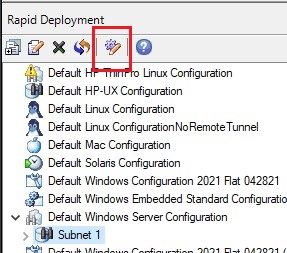 How to Configure an Automatic Ivanti Data Analytics "Rapid Deployment" Agent Deployment Task