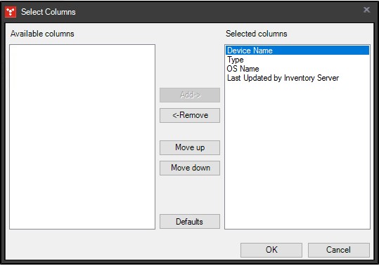 How To: Configure Custom Column Set