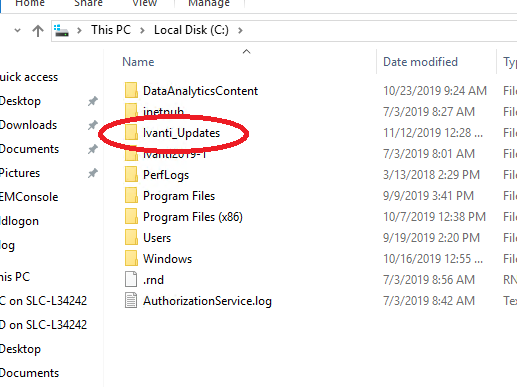 How to Install a Service Update on an Ivanti Endpoint Manager core server