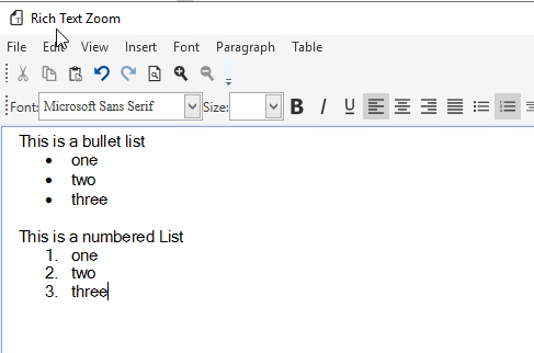 Rich Text Formatting for bullet and numbered lists is removed when ...