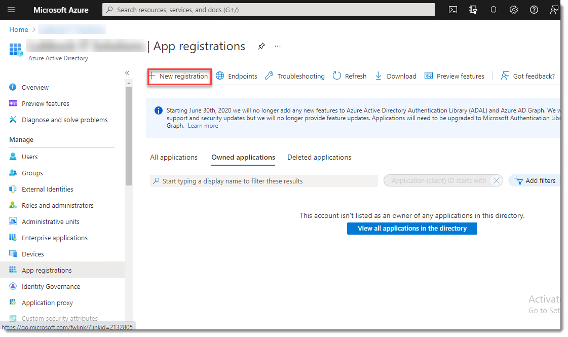 Configuring Modern Authentication Using Microsoft Azure