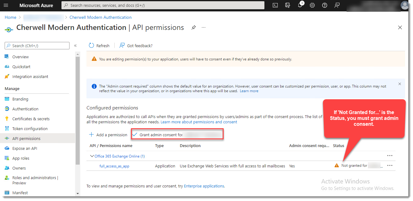 Configuring Modern Authentication Using Microsoft Azure