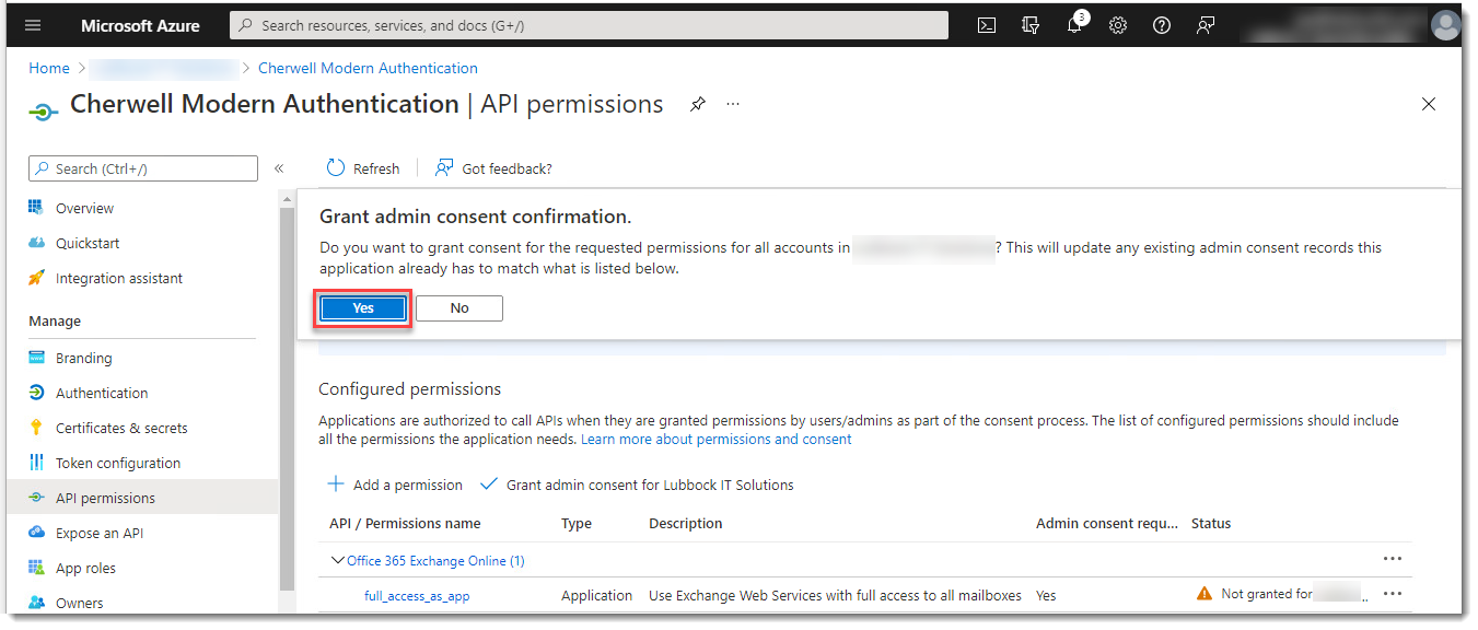 Configuring Modern Authentication Using Microsoft Azure