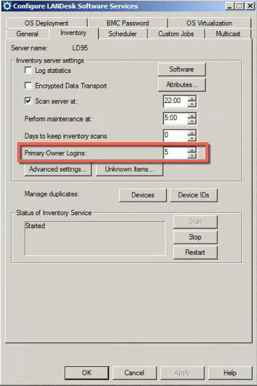 How Login Name, FullName, and Primary Owner are gathered by Inventory