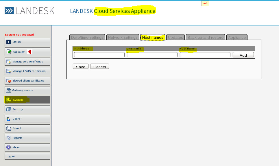 Changing the IP Address of the EPM Core Server