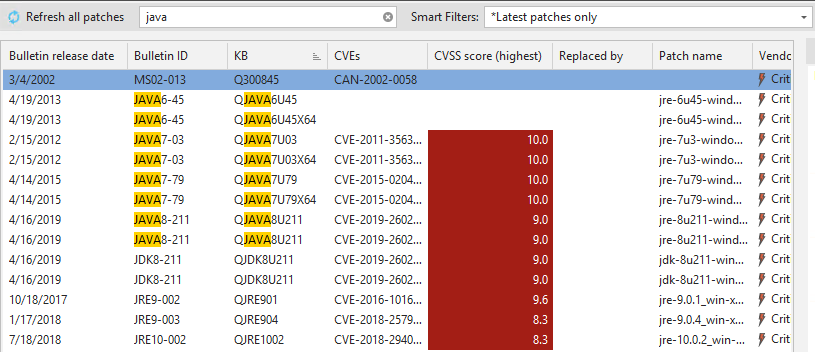 How To Include Or Exclude Specific Patches In Scan Results In Ivanti Security Controls