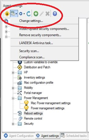 How To: Change Agent Settings