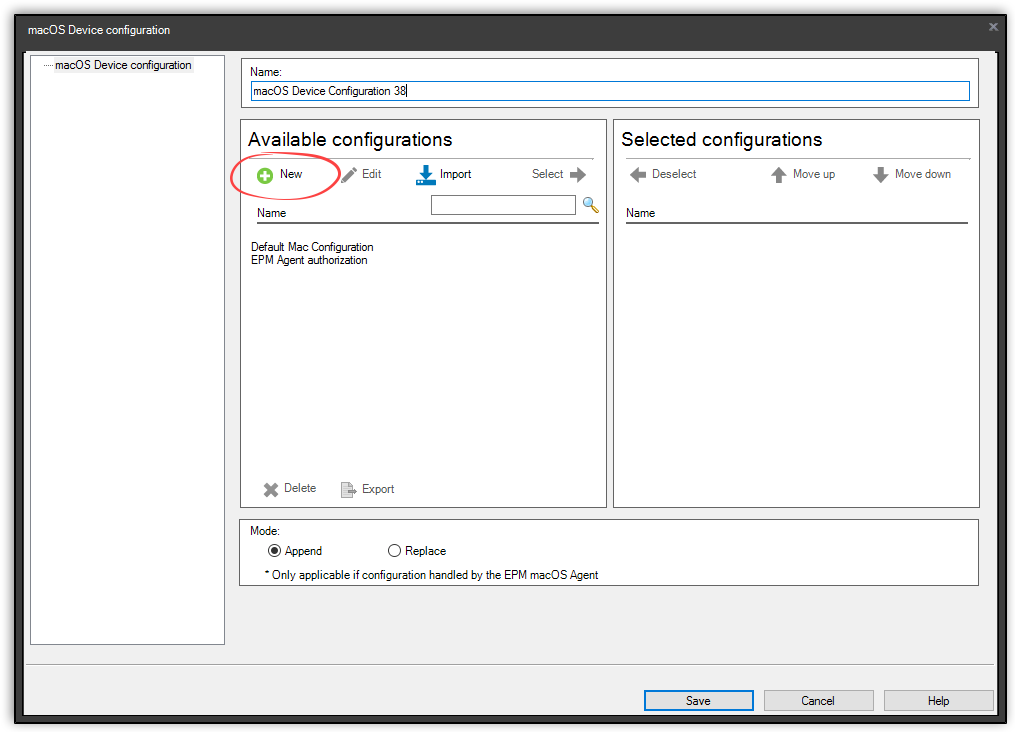 About the Ivanti EPM Configuration Profile Editor
