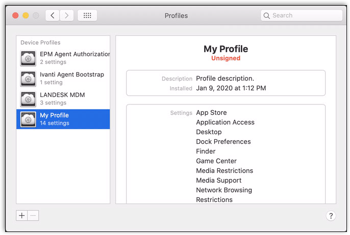 About the Ivanti EPM Configuration Profile Editor
