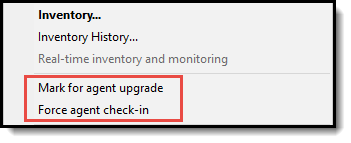 Ivanti EPM Engine Based Agent Information