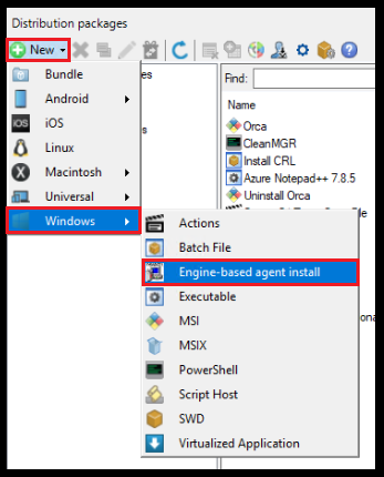 Ivanti EPM Engine Based Agent Information