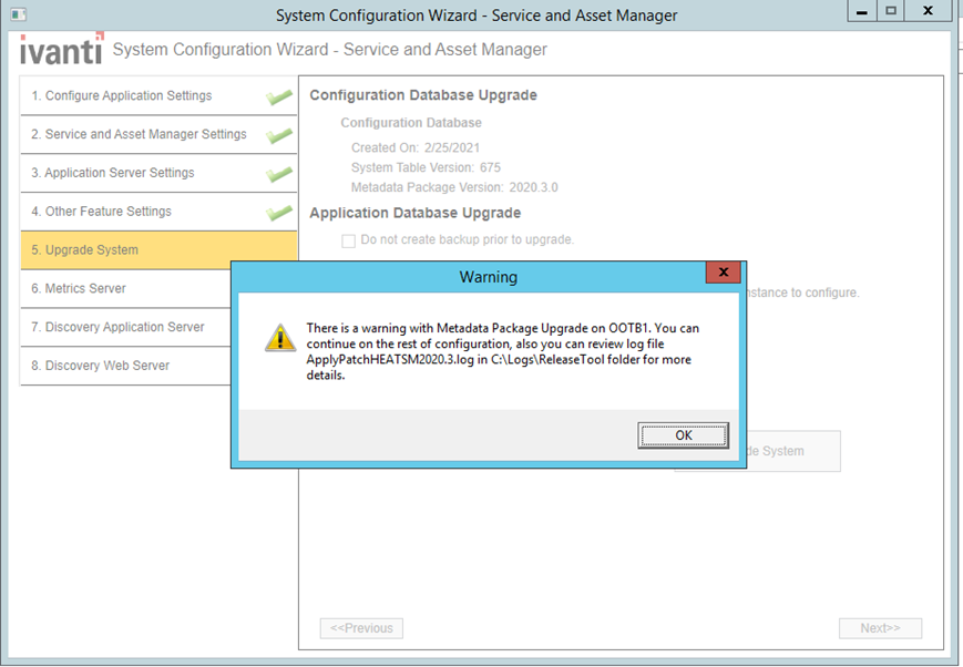 How to perform Ivanti Service Manager upgrade?
