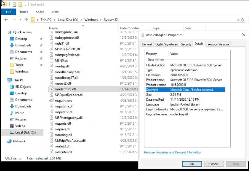 Microsoft OLE DB Driver for SQL Server Setup is required for GoldMine ...