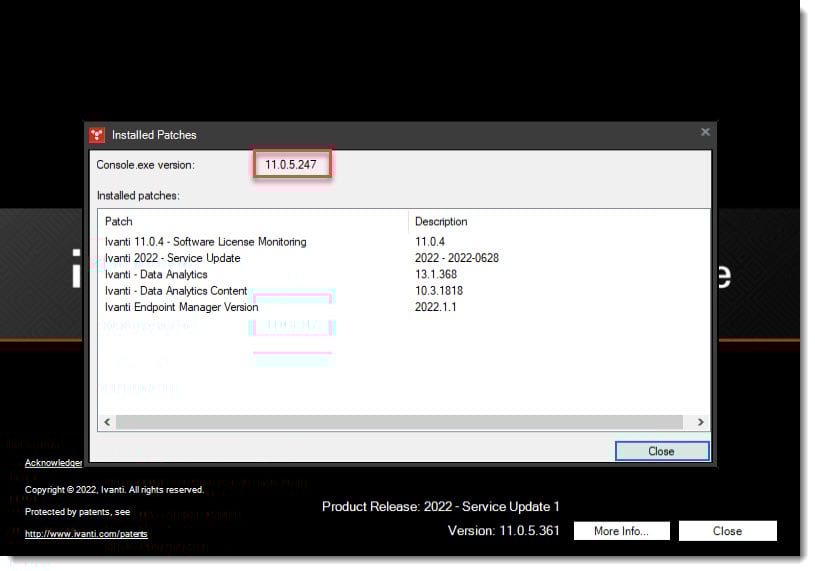 How to check the version of your Ivanti Patch Subscription and if it ...