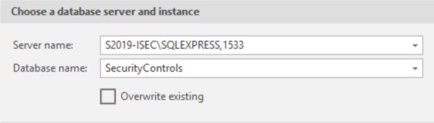 How to change default SQL port in Security Controls