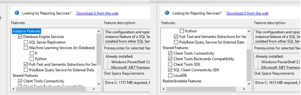 Current SQL Server Express version/ SQL Server Management Studio (SSMS ...
