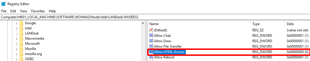 Remote Control WS "Failed to Connect"