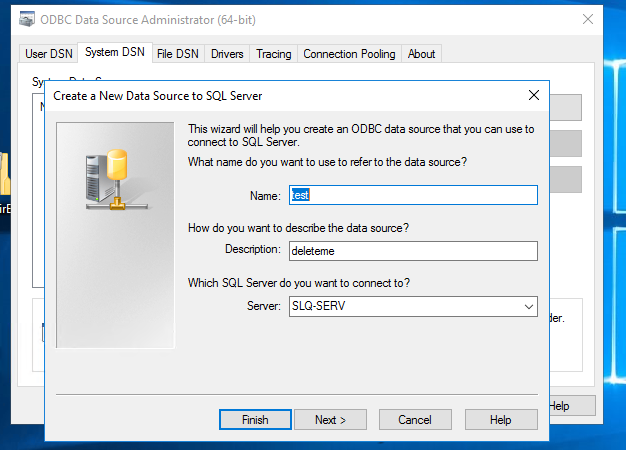 How to create an ODBC connection to your Landesk\Ivanti EPM database