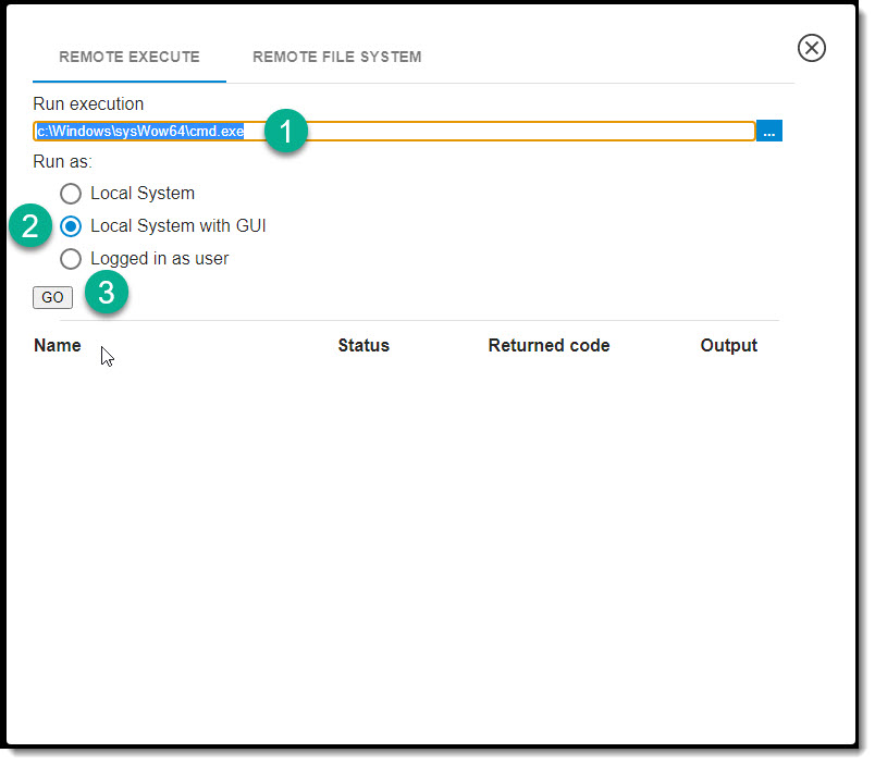 How to open a command prompt running as the Microsoft "Local System ...