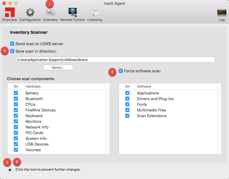 How to generate a client debug inventory output file for Ivanti support
