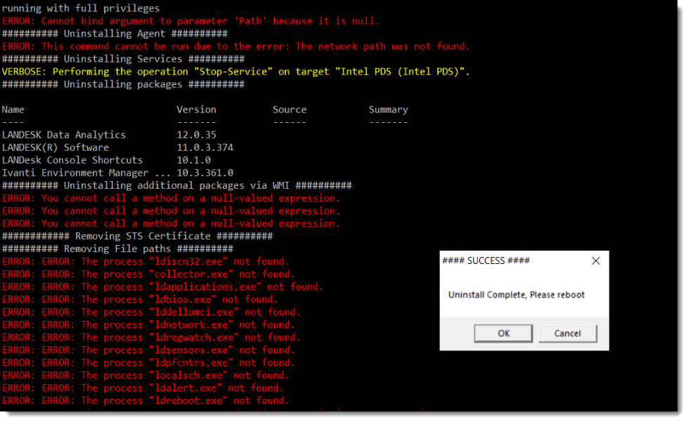 How to Easily Uninstall the EPM Console