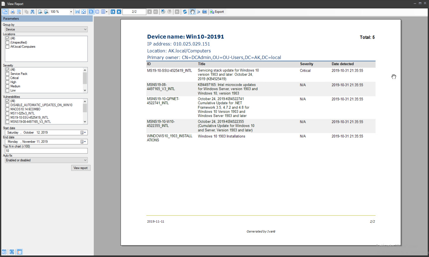 Getting Started With Patch Reporting (Basic Reports)