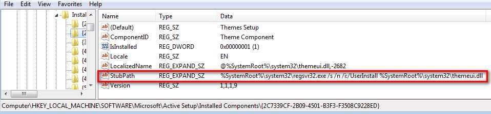 INFO: What is Active Setup
