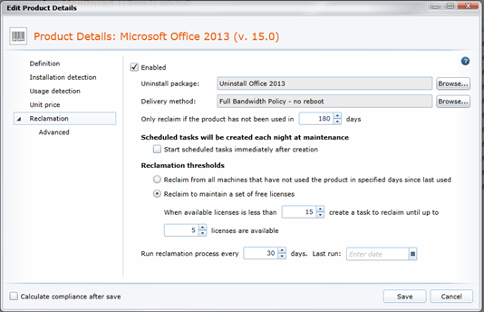 Getting Started with Software License Reclamation