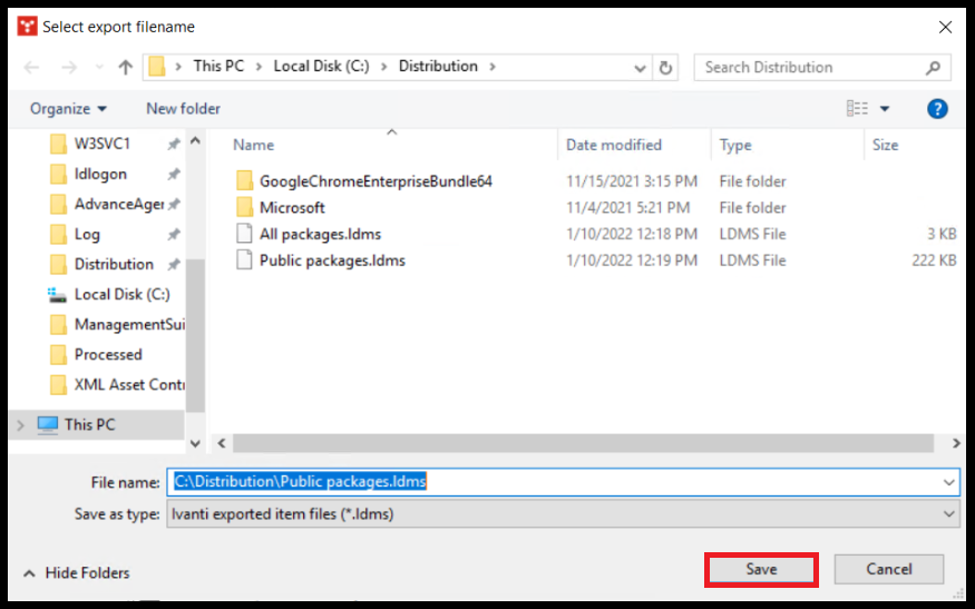 Update Path for Multiple Distribution Packages