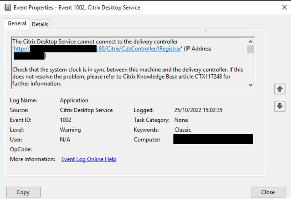 Citrix VDA Registration Fails when using Application Control and the ...