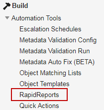 How To: Enable RapidReports