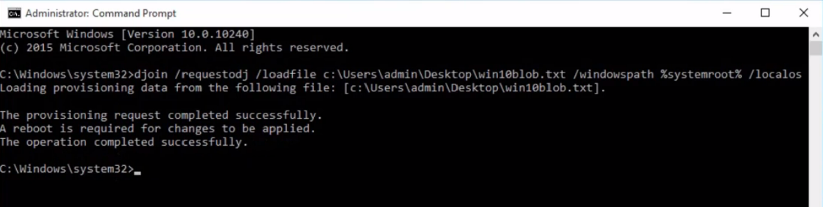 How To Perform An Offline Domain Join In Windows 10
