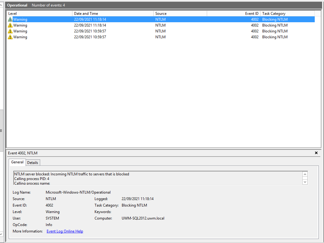 Unable to Scan Machines - Error 201 despite meeting common prerequisites