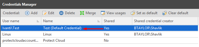 How Credentials Work with Ivanti Security Controls