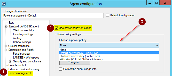 Training Scenario for Power Management - Power policy configuration and ...