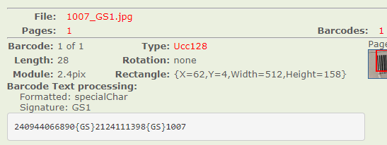 Velocity - Stripping characters with mixture of different barcode types ...