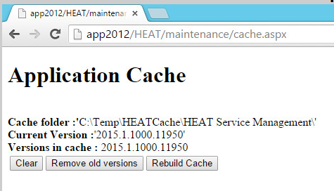 How To: completely clear all cache and rebuild the cache in HEAT ...