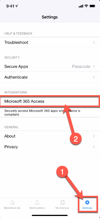 MobileIron Cloud - Azure Device Compliance for iOS and Android