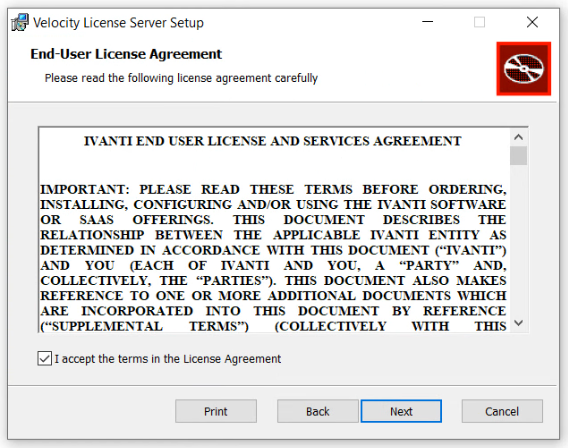 Ivanti Velocity License Server Basic Setup and other Tips