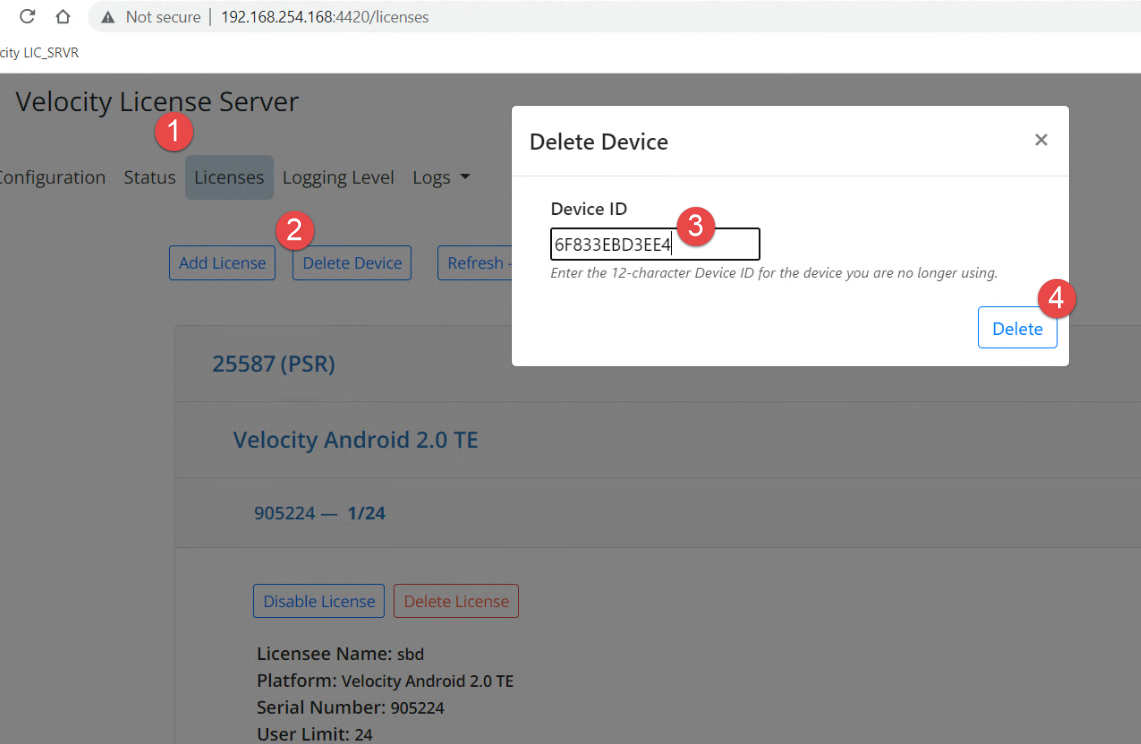 Ivanti Velocity License Server Basic Setup and other Tips
