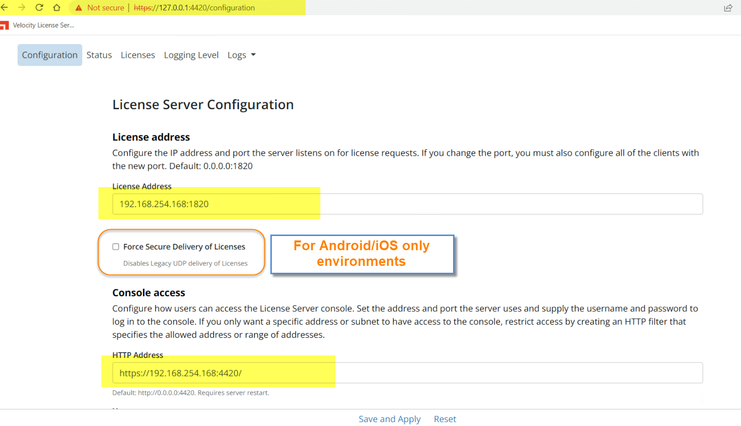 Ivanti Velocity License Server Basic Setup and other Tips