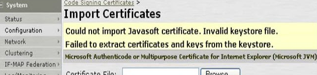 KB20846 - How to import 2048bit Code-Signing certificate signed by VeriSign