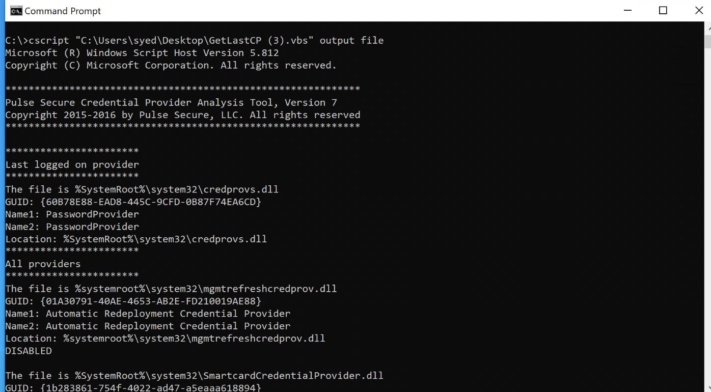 KB45076 - How to verify If there is an Active 3rd Party Credential ...