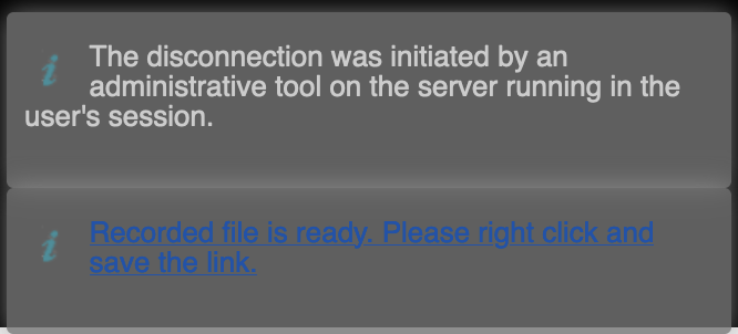 KB45096 - How to enable RDP session recording in Advanced HTML5 bookmarks