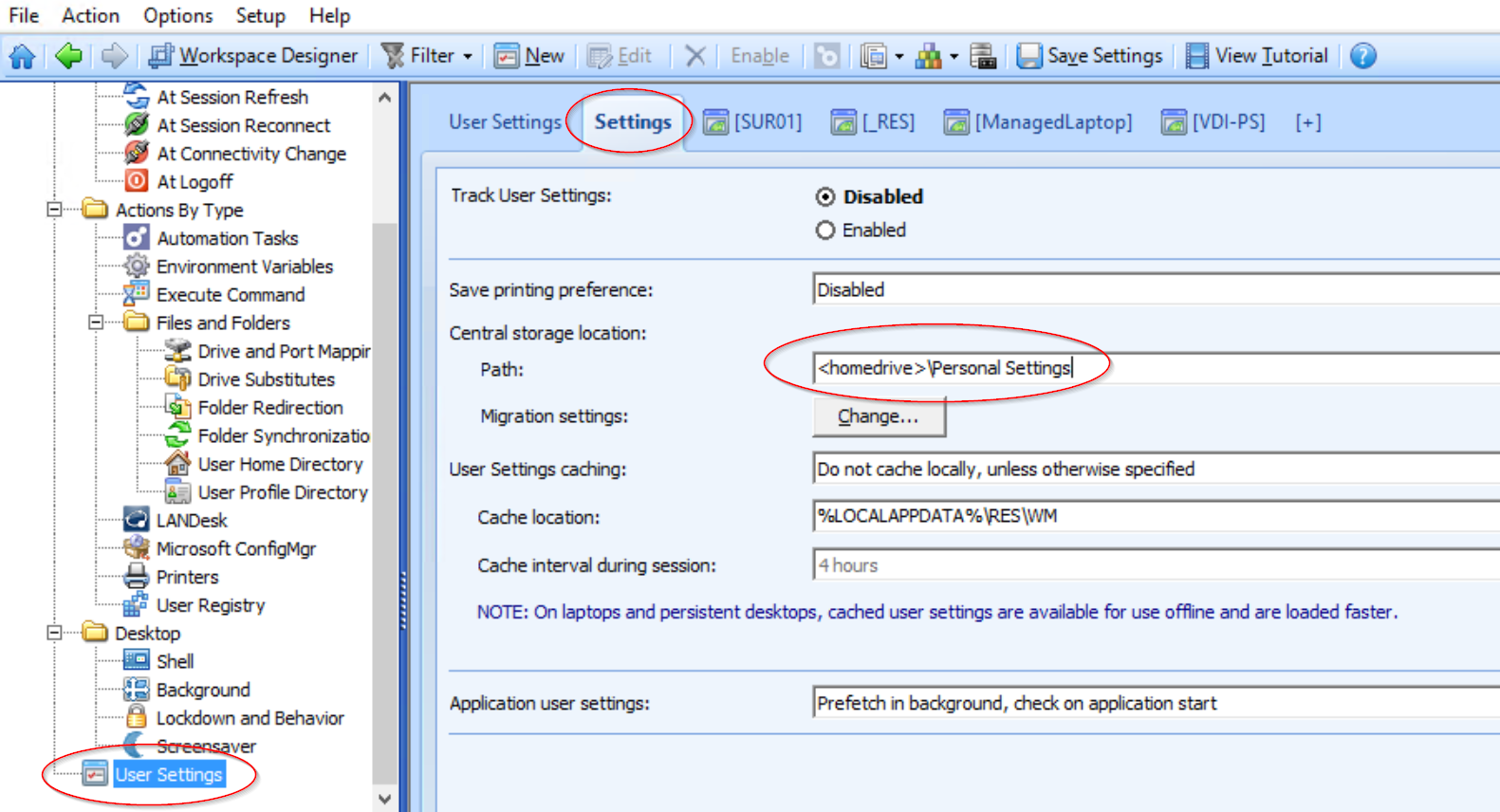 Changed language within the Ivanti Workspace Control Console is not stored