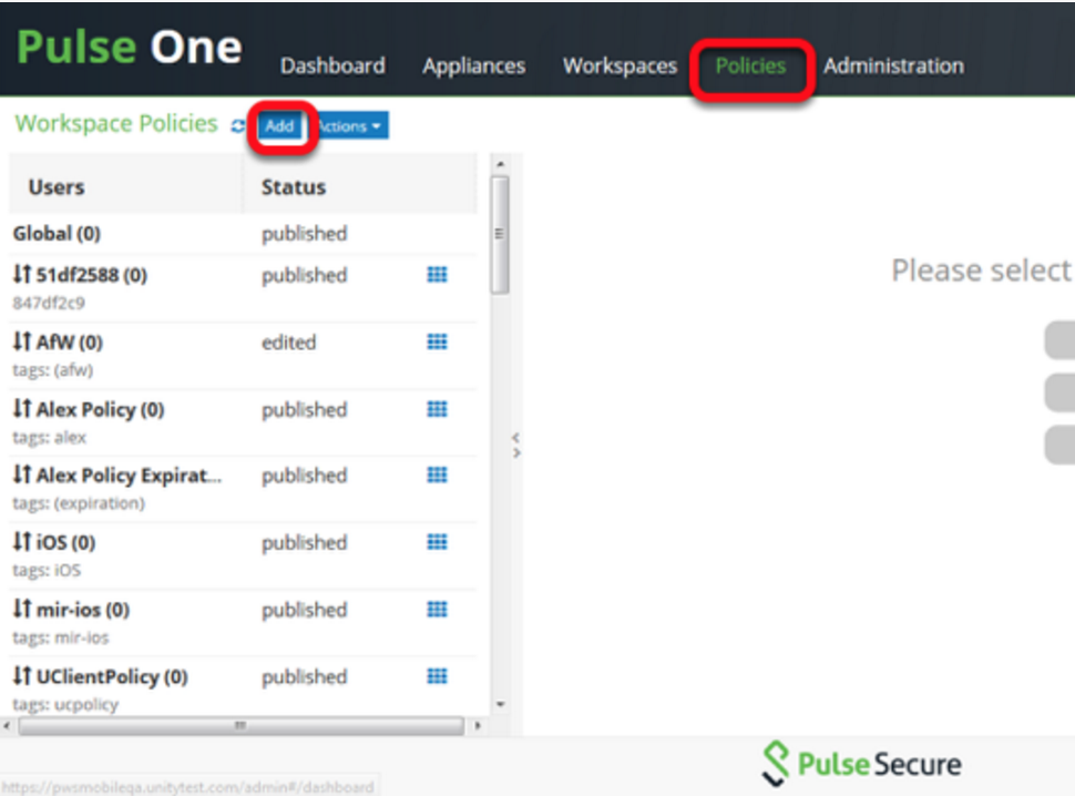 KB40328 - How to configure Per-App VPN for Pulse Mobile for iOS with ...