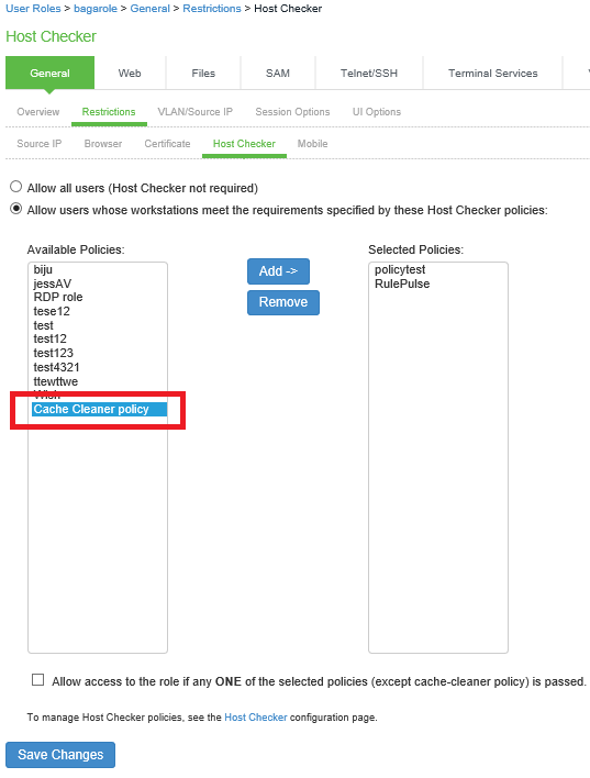 KB44559 - Host checker fails with Error Host checker didn't get installed properly. Your ...