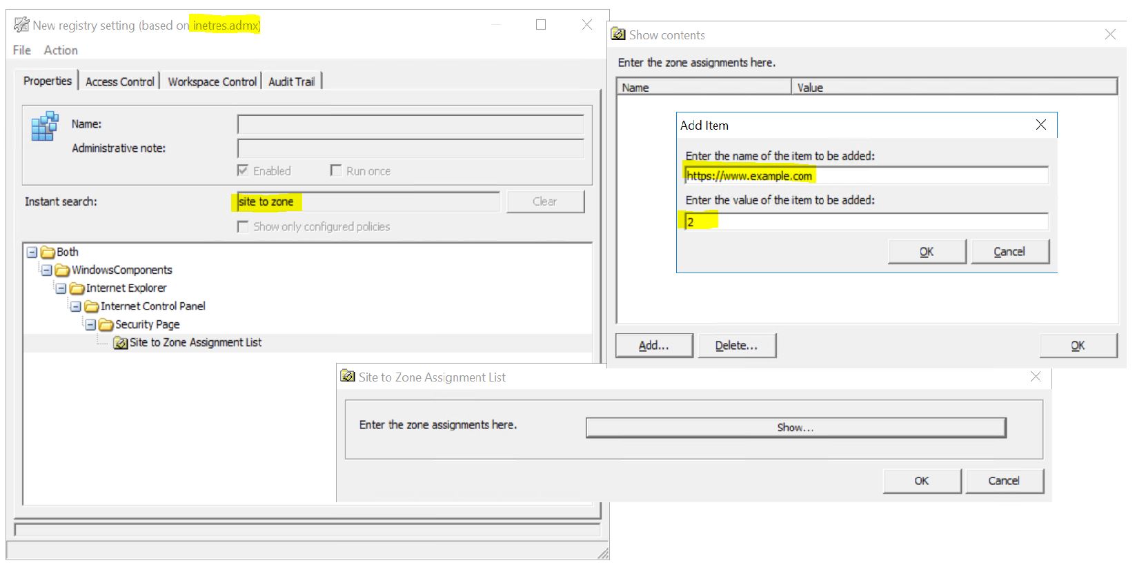 Internet Explorer security notification in Outlook while opening an email