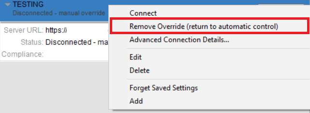 KB45347 - How to change seeing Manual override in desktop client?